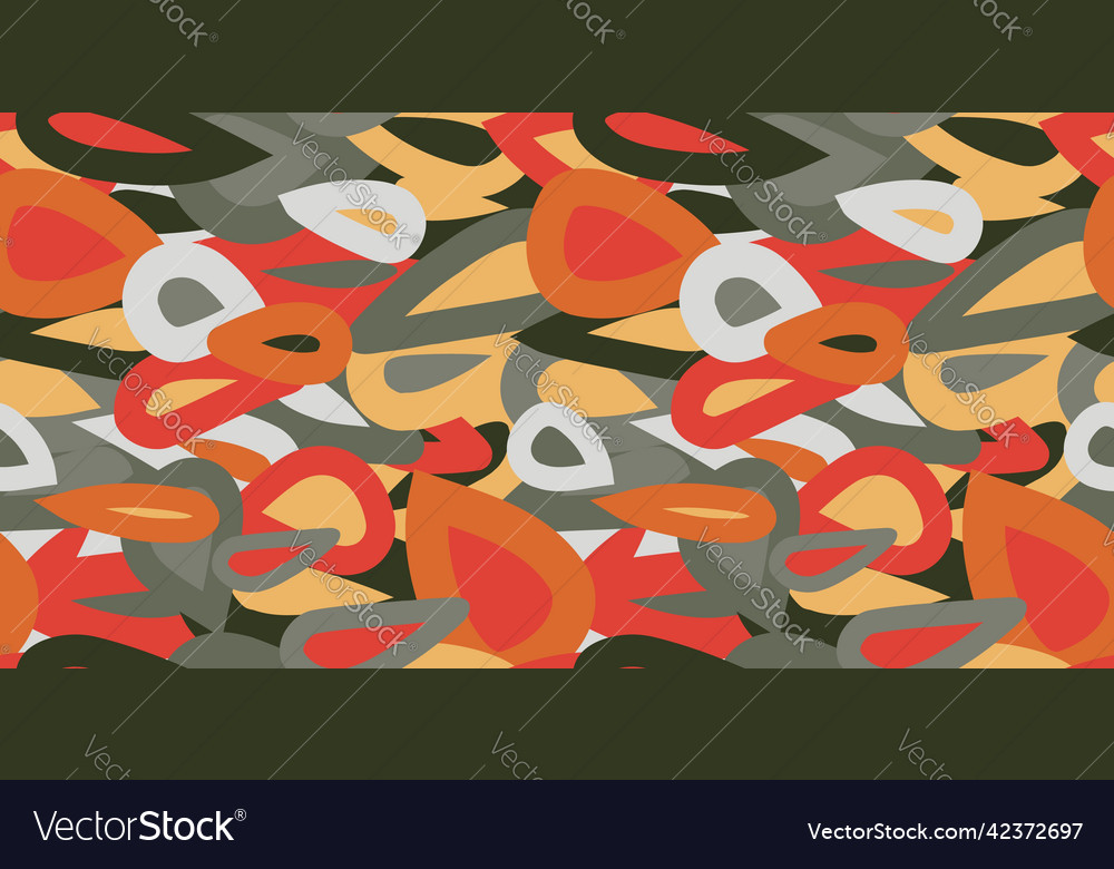 Creative raindrops seamless pattern abstract Vector Image