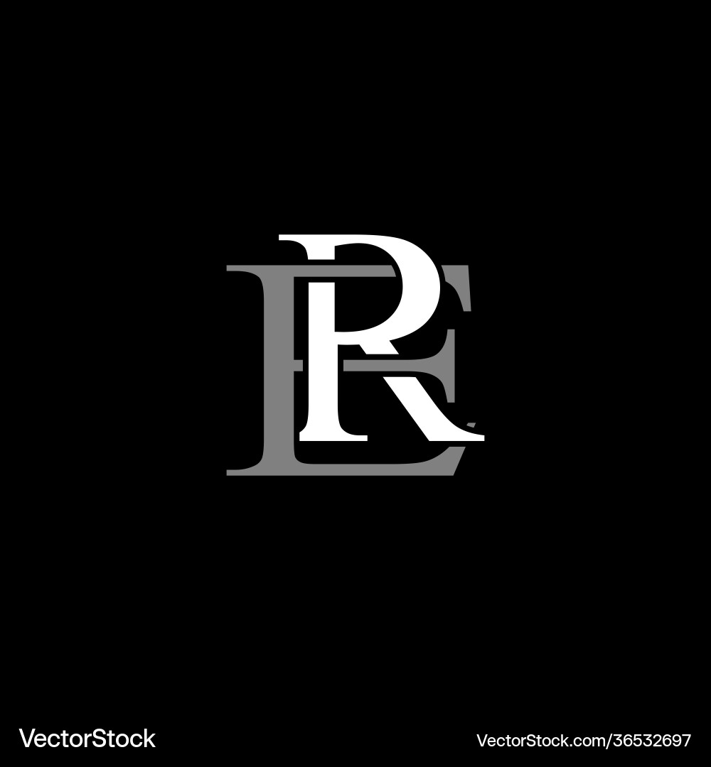 Re or er abstract outstanding professional Vector Image