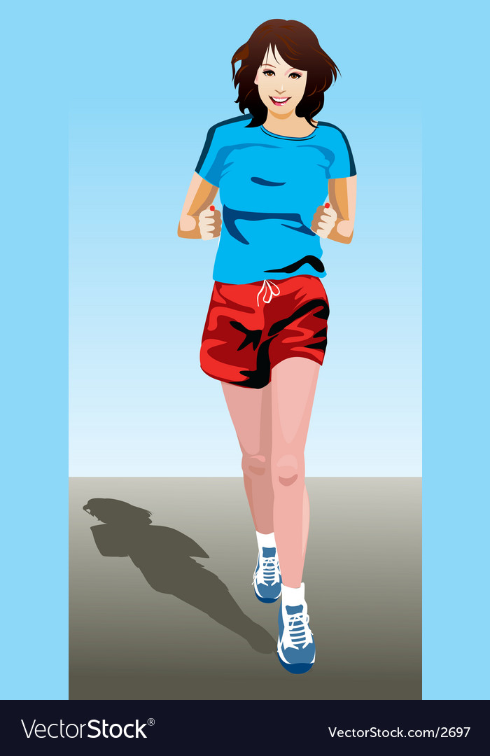 Runner Royalty Free Vector Image - VectorStock