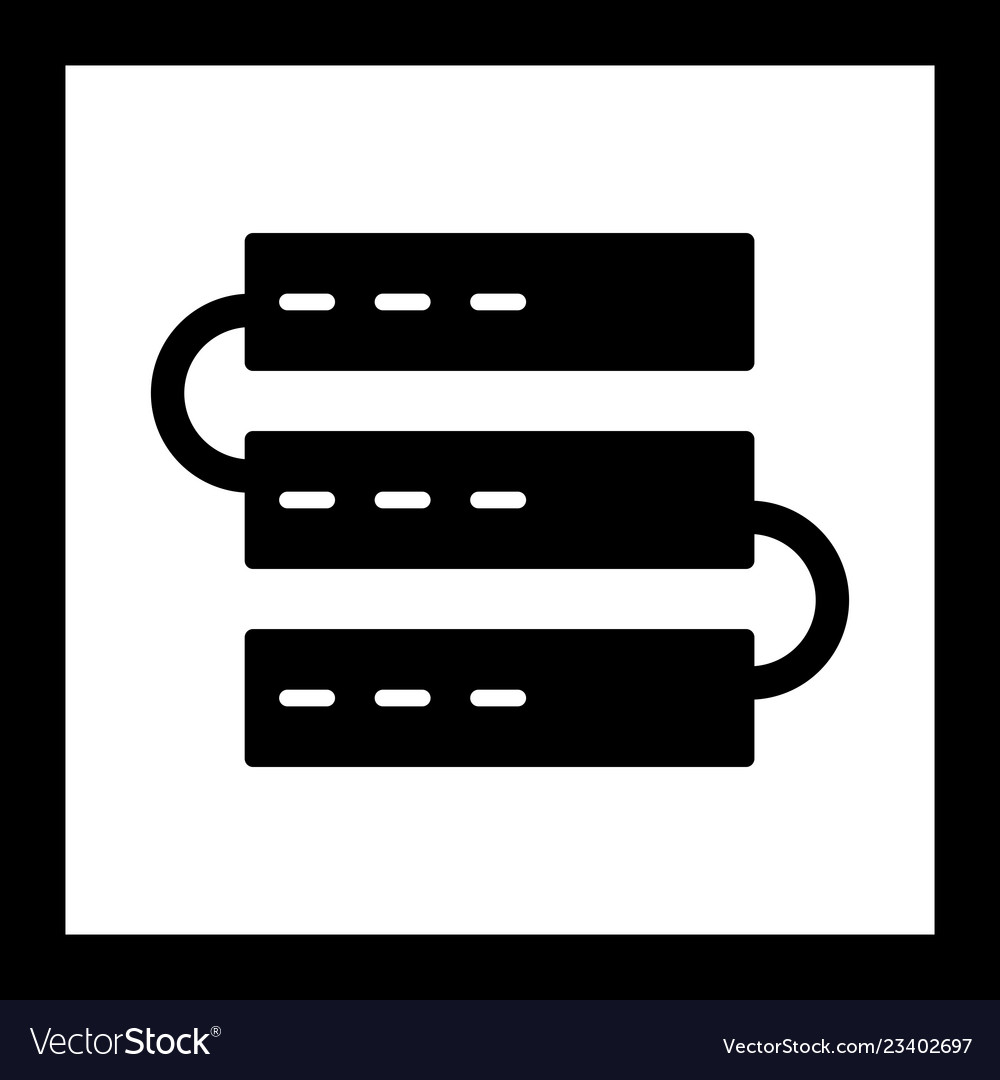 Servers icon Royalty Free Vector Image - VectorStock