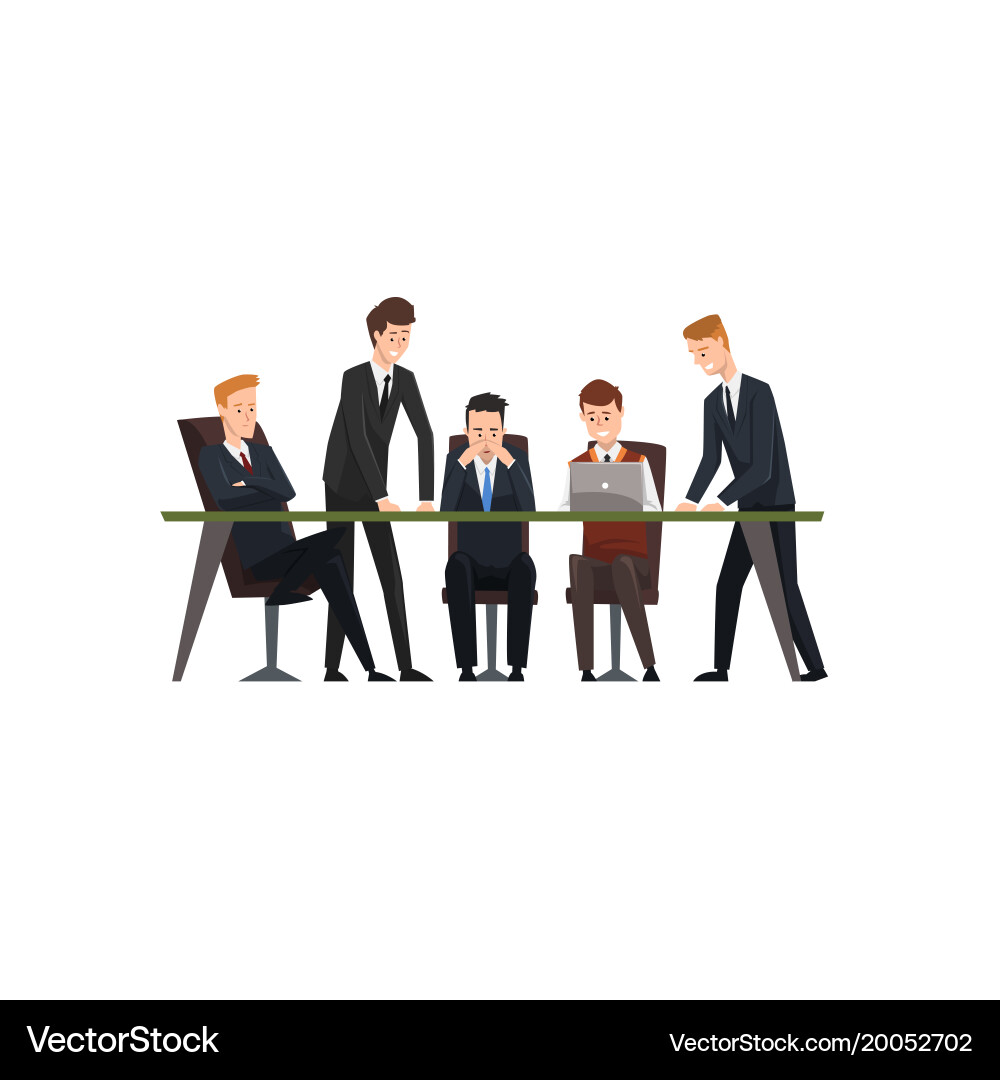 Business meeting and teamwork colleagues Vector Image