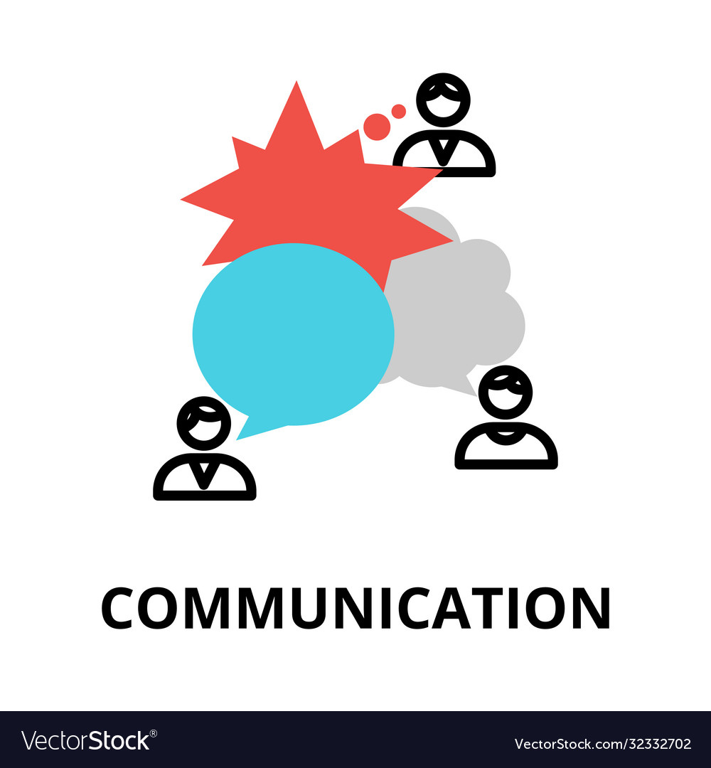 Concept communication Royalty Free Vector Image