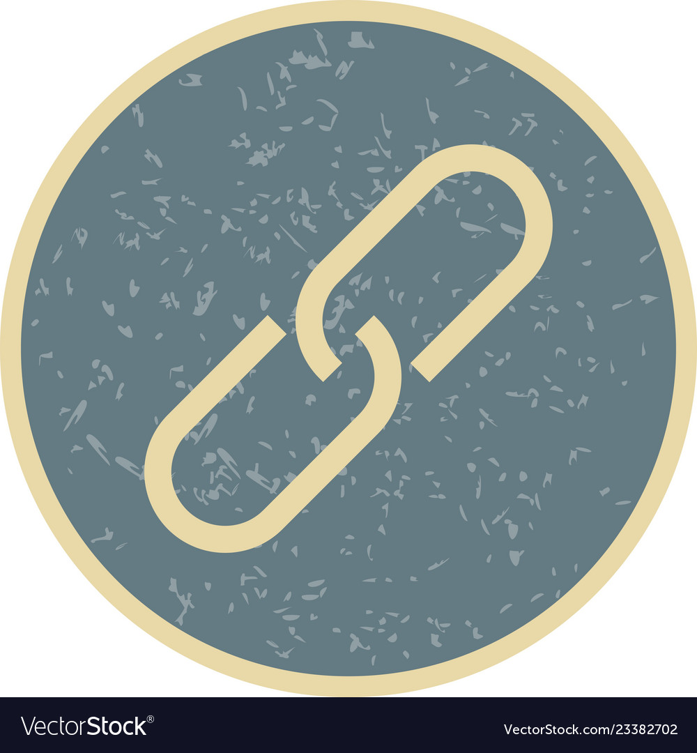 Link icon Royalty Free Vector Image - VectorStock