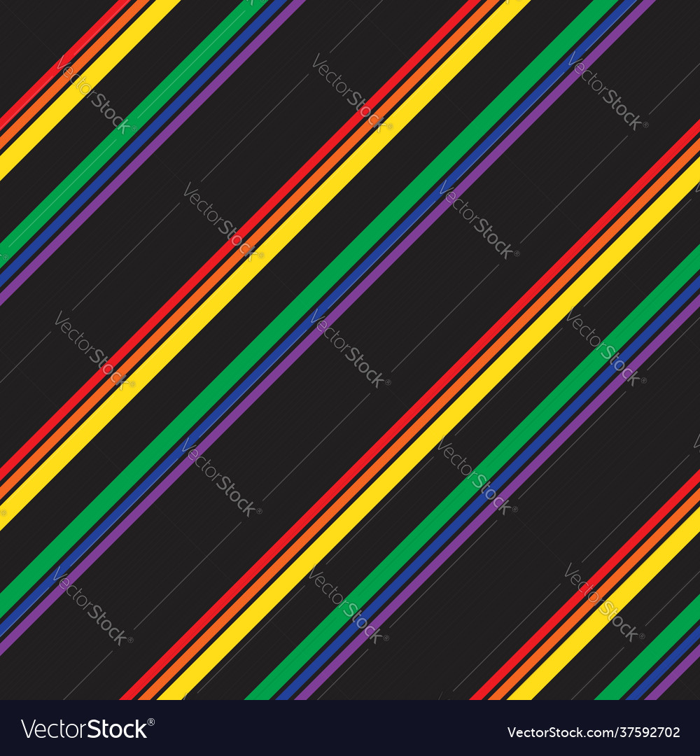 Rainbow stripe seamless pattern background Vector Image