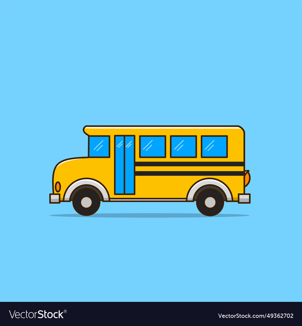 School bus Royalty Free Vector Image - VectorStock