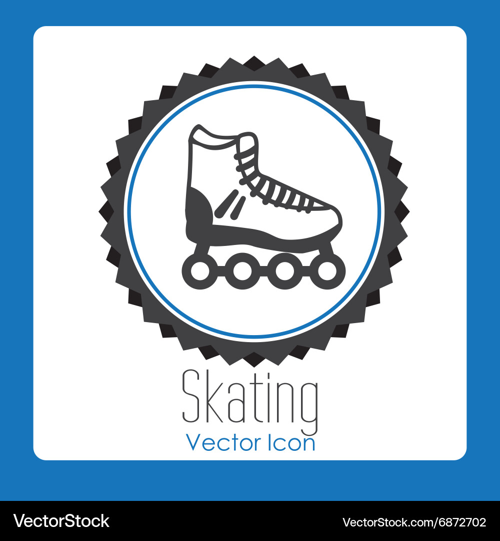 Skating sport design Royalty Free Vector Image
