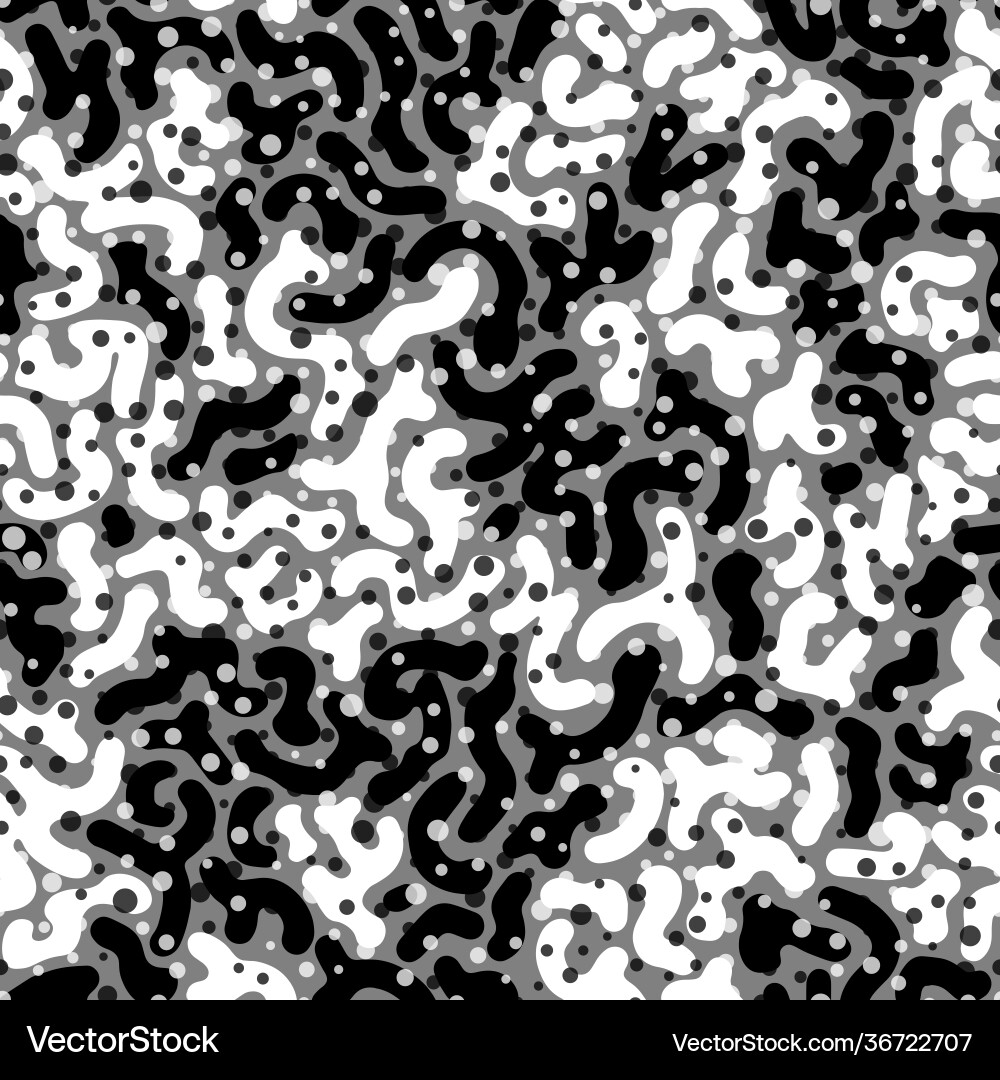 Hand drawn monochrome purifier fish skin Vector Image