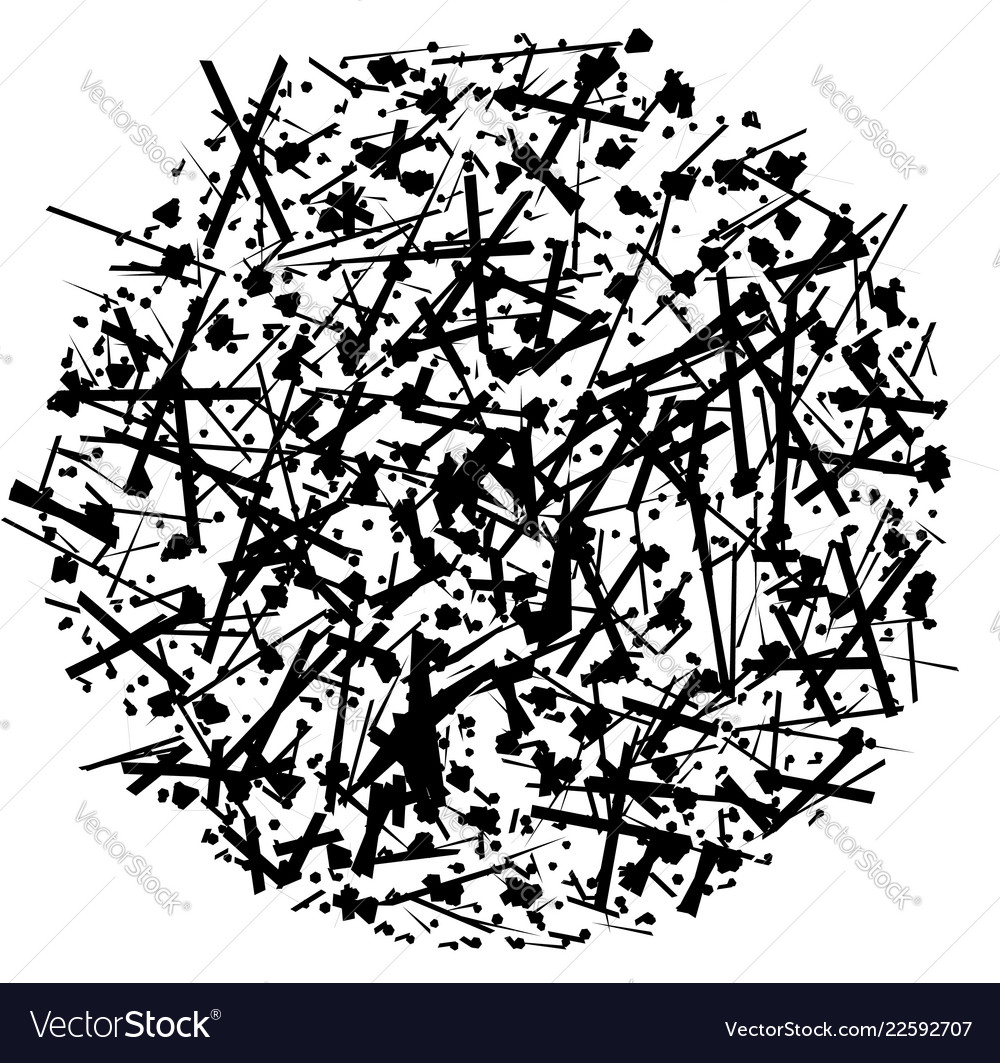 Pattern element with random scattered shapes Vector Image