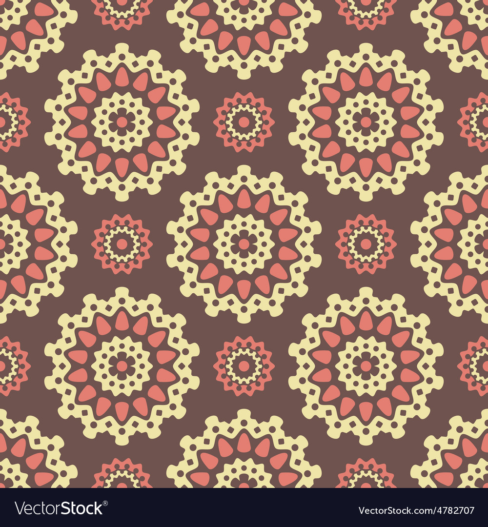 Round pattern Royalty Free Vector Image - VectorStock