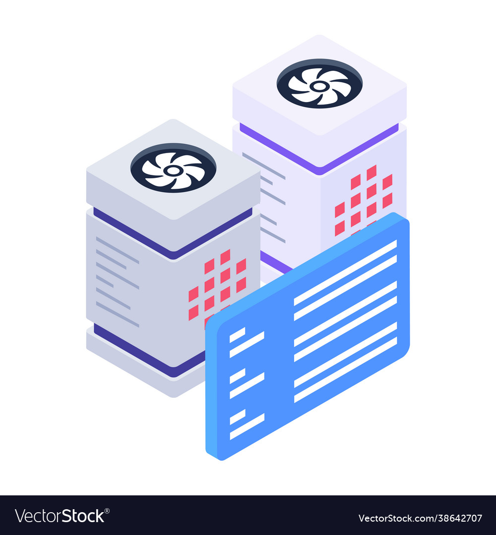 Server content Royalty Free Vector Image - VectorStock