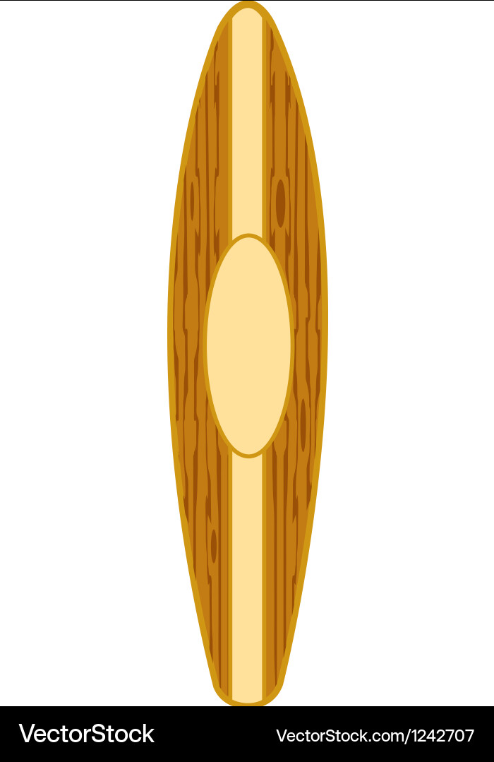 Surfboard vertical Royalty Free Vector Image - VectorStock