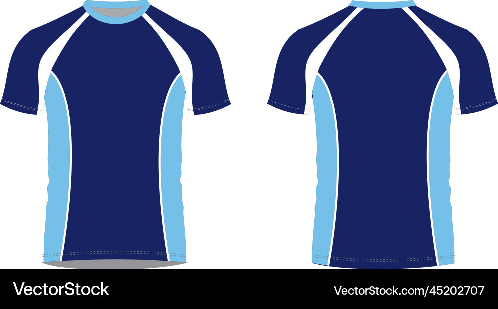 T shirts mock ups template Royalty Free Vector Image