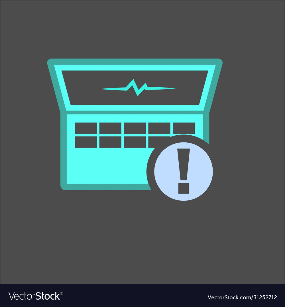 Computer test icon Royalty Free Vector Image - VectorStock