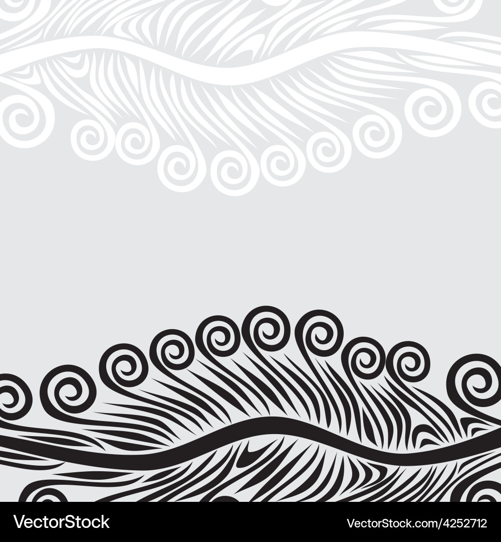 Floral nature pattern card Royalty Free Vector Image