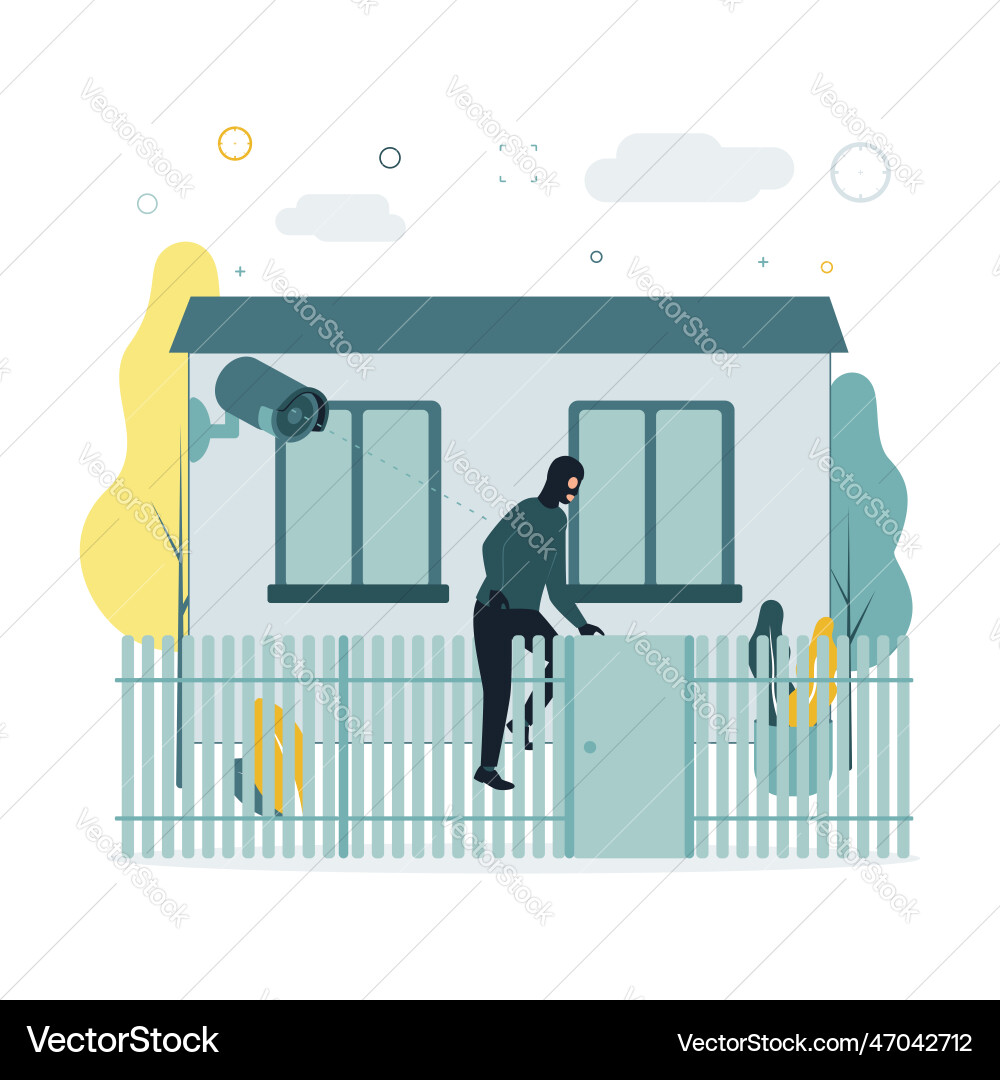 Video monitoring Royalty Free Vector Image - VectorStock