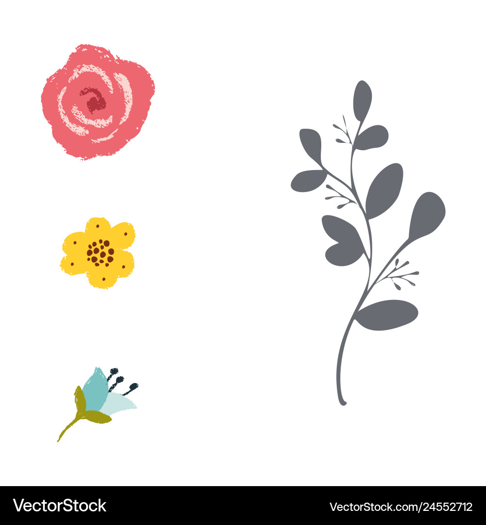 Watercolor design element bird banners Royalty Free Vector