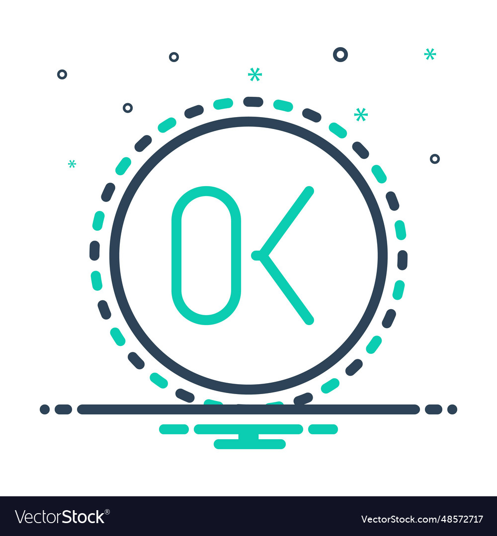 Ok Royalty Free Vector Image - VectorStock