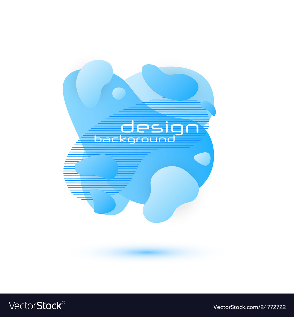 Dynamic fluid design Royalty Free Vector Image