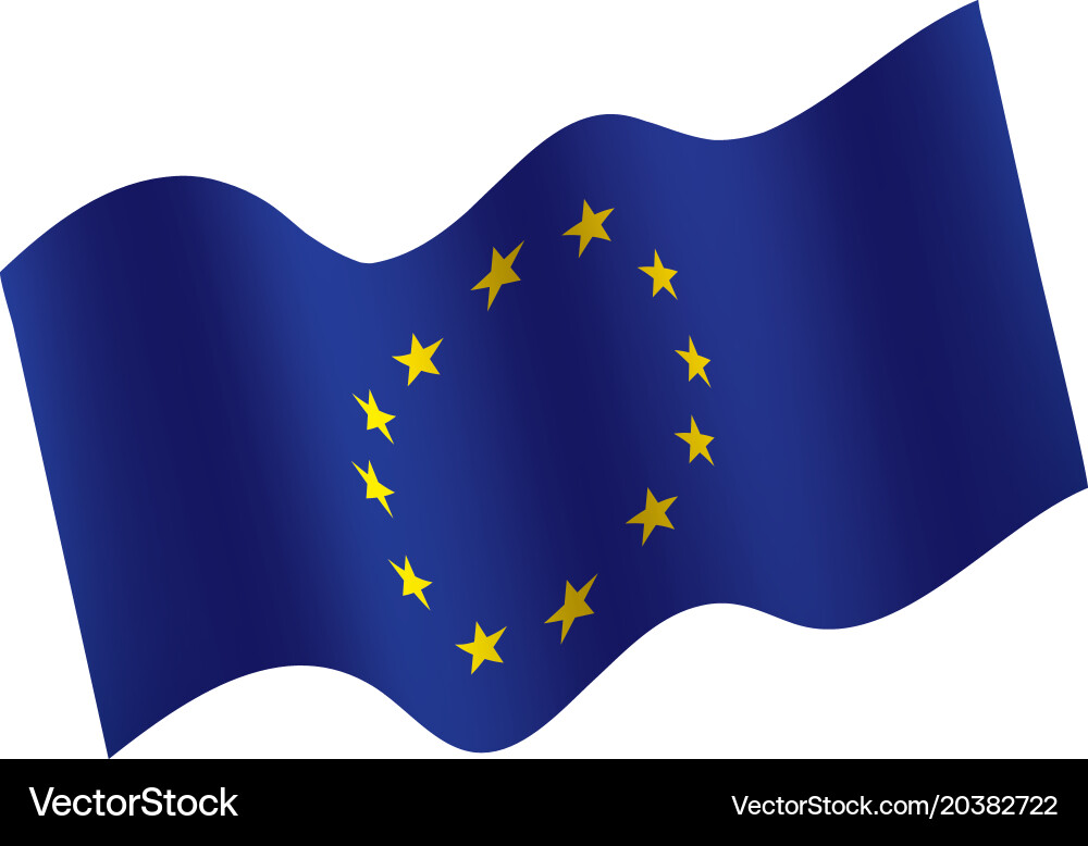 European union flag Royalty Free Vector Image - VectorStock
