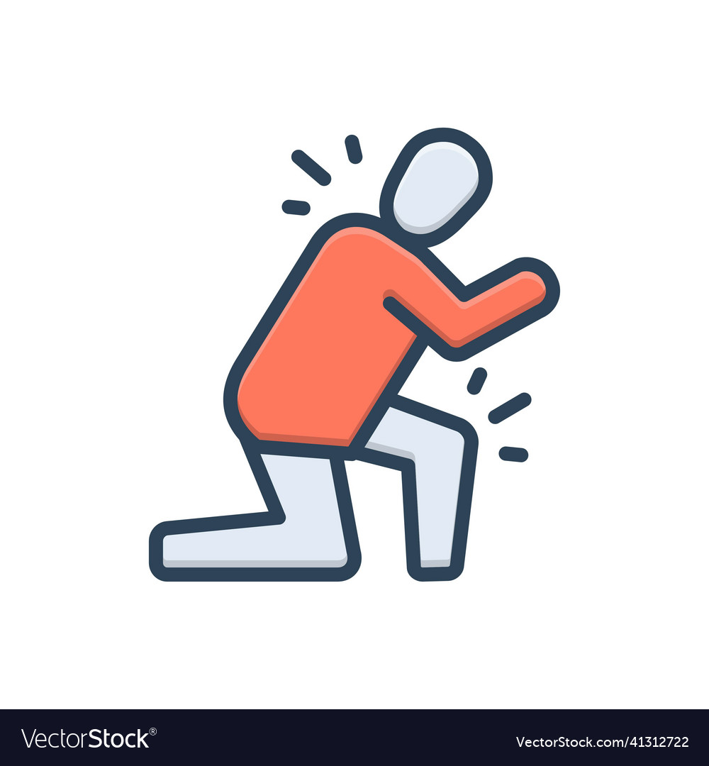 Suffer Royalty Free Vector Image - VectorStock