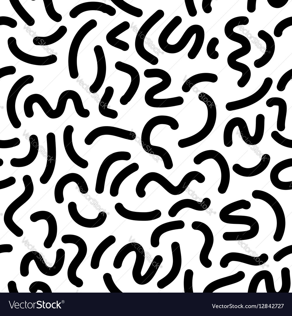 Trendy memphis style seamless pattern inspired by Vector Image Trendy memphis style seamless pattern inspired by Vector Image