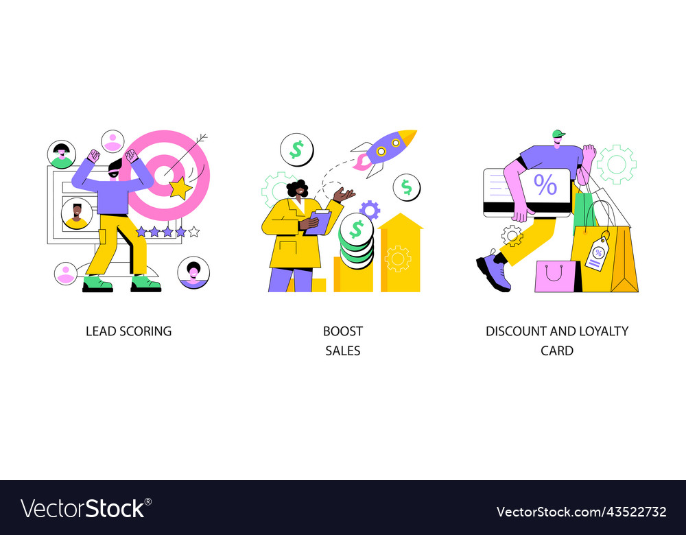 Customer engagement abstract concept Royalty Free Vector Customer engagement abstract concept Royalty Free Vector