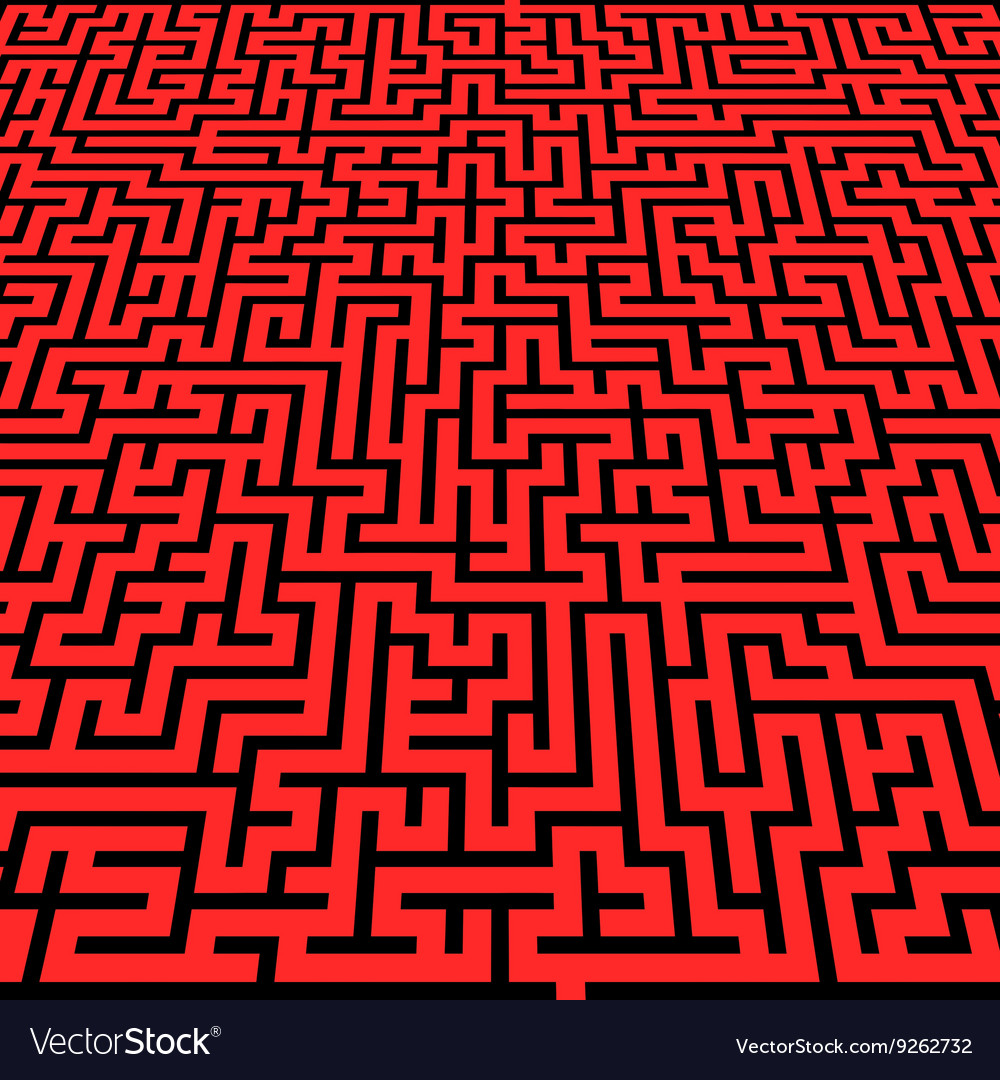 Maze pattern Royalty Free Vector Image - VectorStock