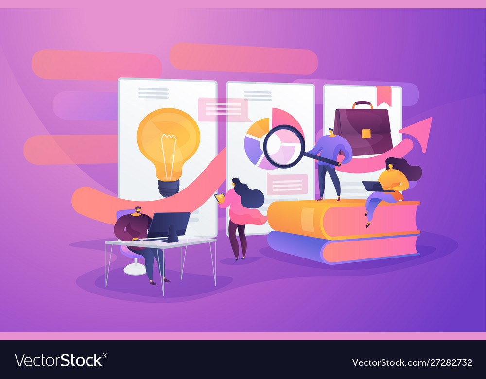 Online education e learning flat Royalty Free Vector Image