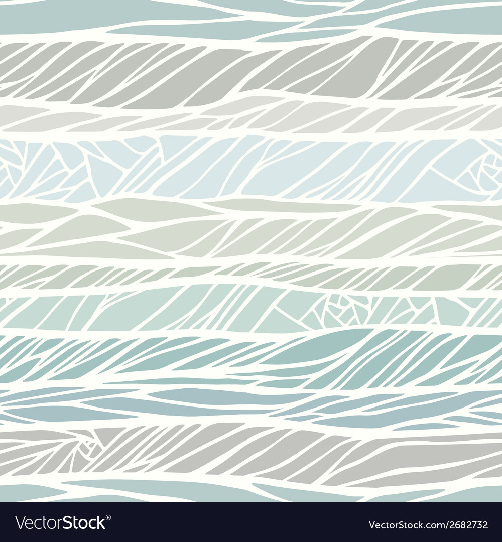 Seamless pattern with hand drawn abstract Vector Image