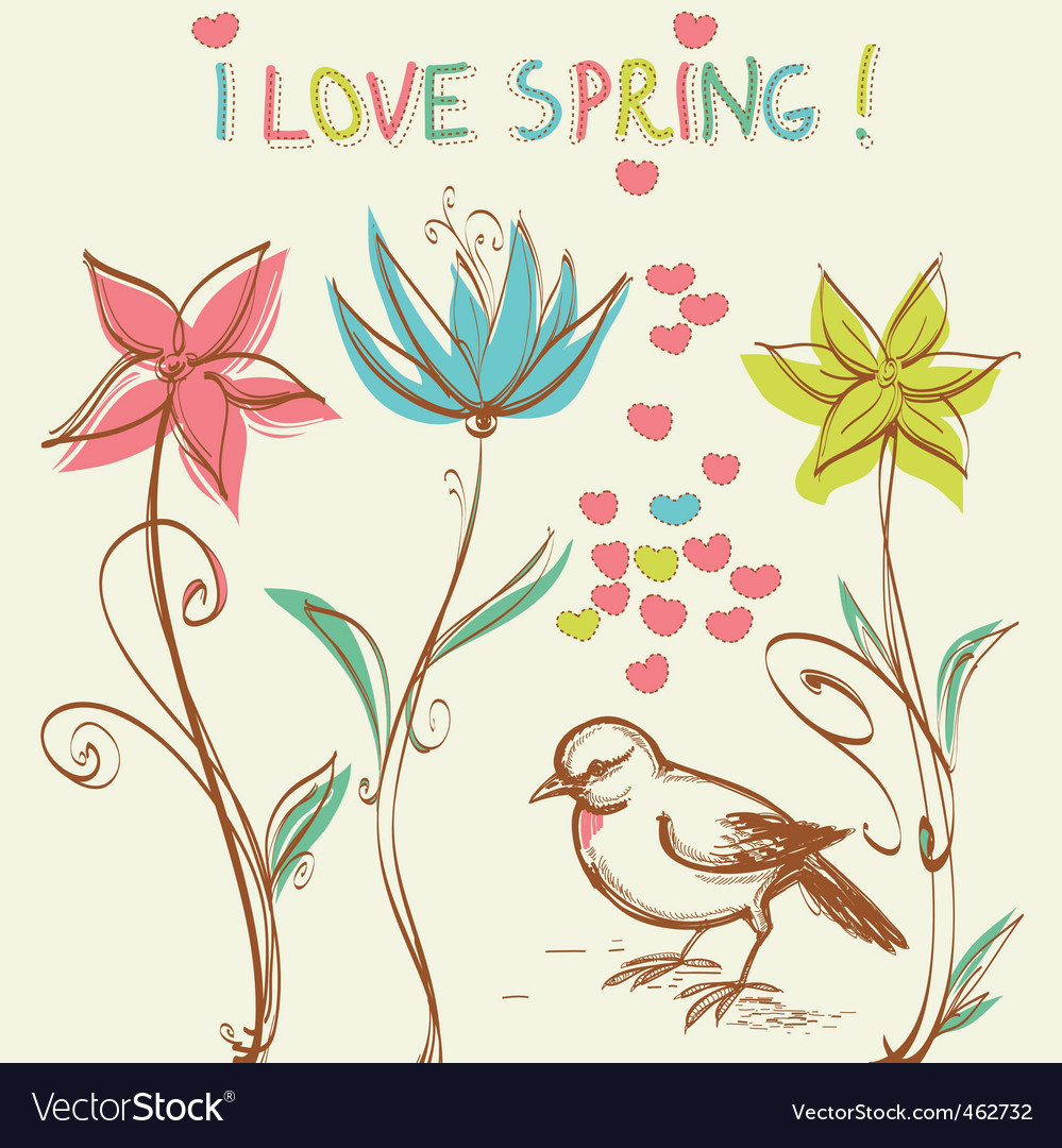 Spring Royalty Free Vector Image - VectorStock