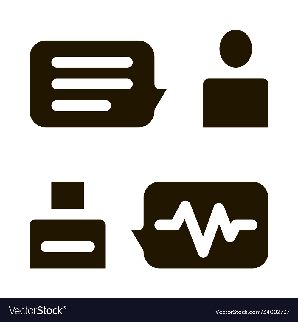 Connection function device voice control icon Vector Image