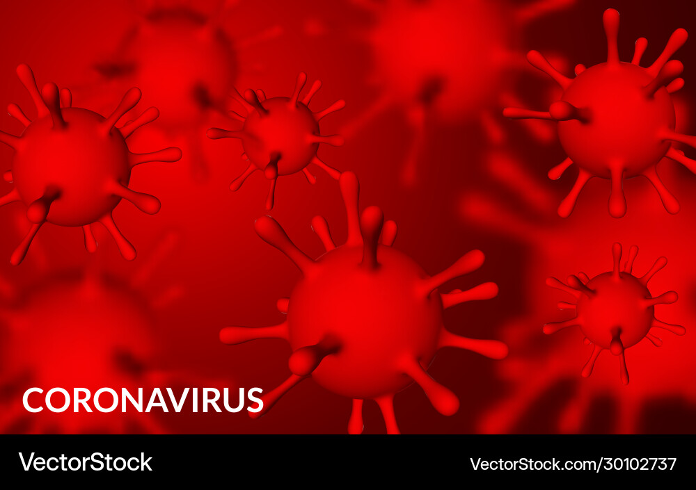 Coronavirus covid19-19 2019-nkov 3d virus unit Vector Image