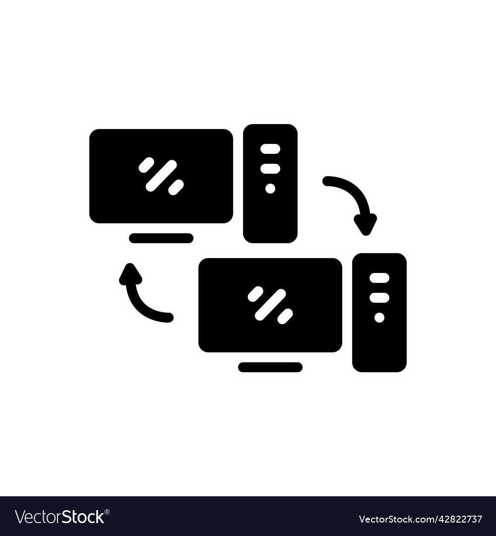 Desktop Royalty Free Vector Image - VectorStock