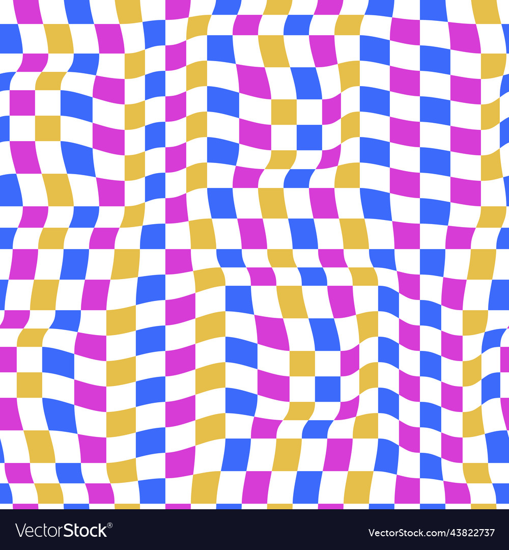 Flat design checkerboard pattern Royalty Free Vector Image