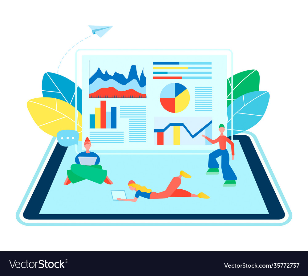 Internet technology concept Royalty Free Vector Image