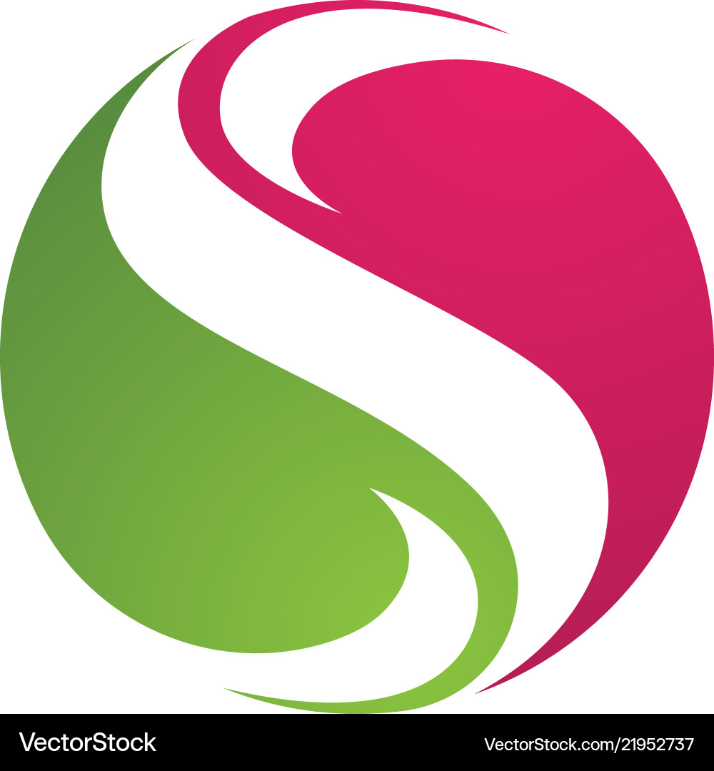 S logo and symbols template icon Royalty Free Vector Image