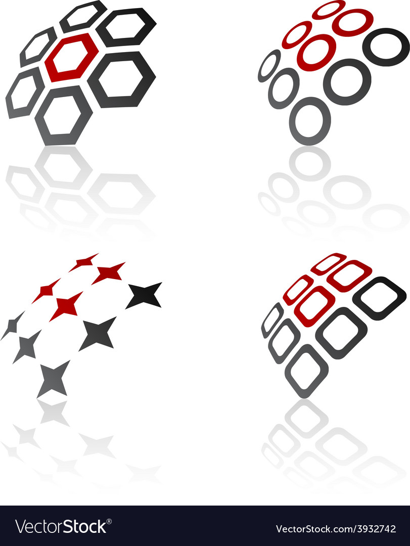 Abstract design elements Royalty Free Vector Image