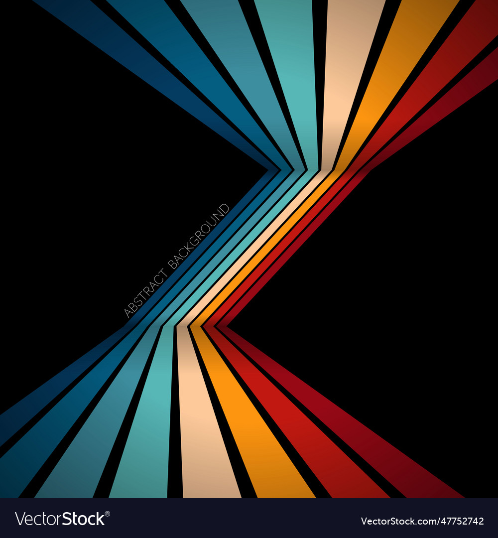 Abstract lines colorful background Royalty Free Vector Image