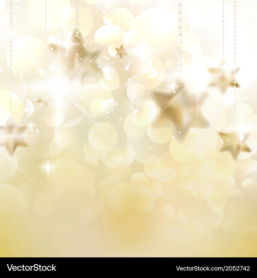 Christmas stars design template Royalty Free Vector Image