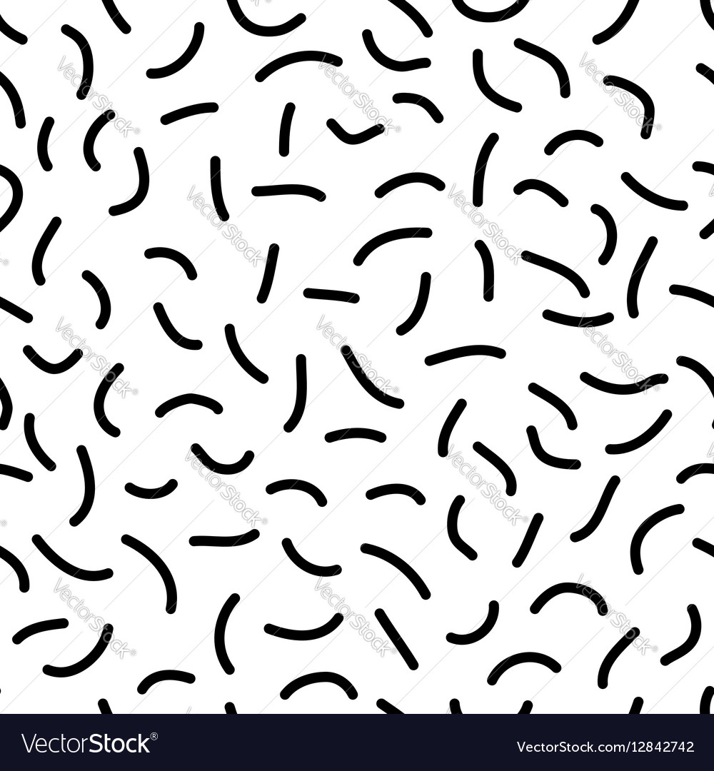 Trendy memphis style seamless pattern inspired Vector Image Trendy memphis style seamless pattern inspired Vector Image