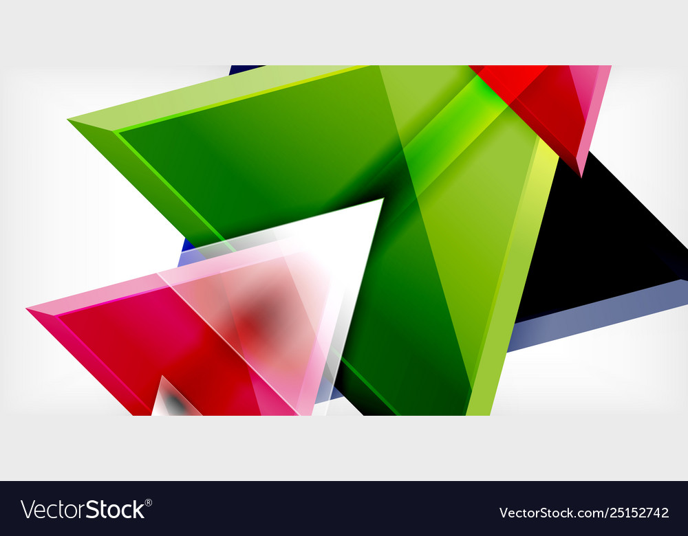 Triangle abstract background Royalty Free Vector Image