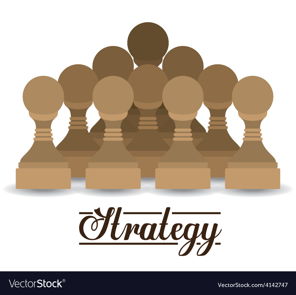 Strategy icon Royalty Free Vector Image - VectorStock