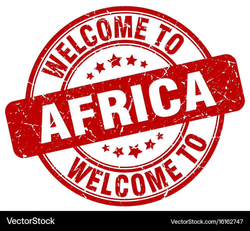 Welcome to africa Royalty Free Vector Image - VectorStock