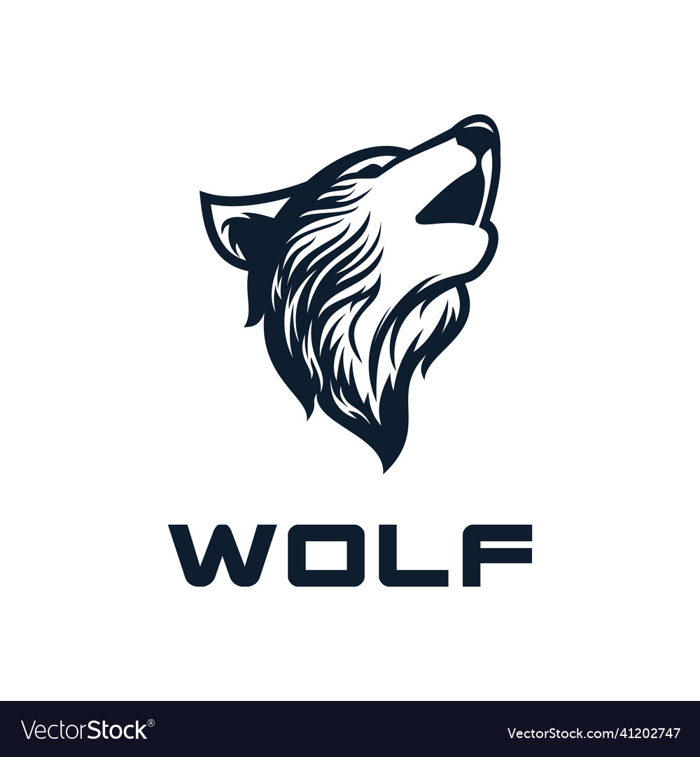 Wolf head Royalty Free Vector Image - VectorStock