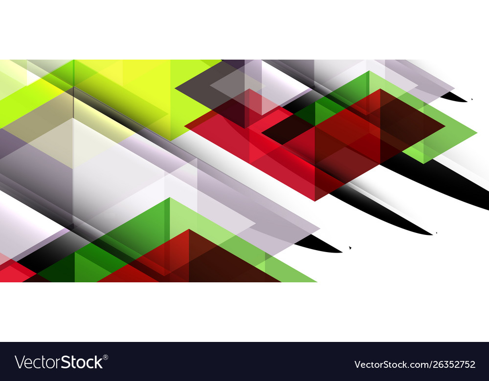 Abstract triangle pattern colorful backdrop Vector Image