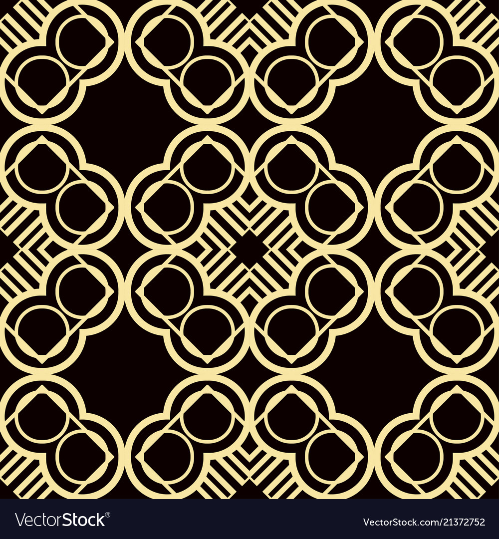 Art deco pattern Royalty Free Vector Image - VectorStock
