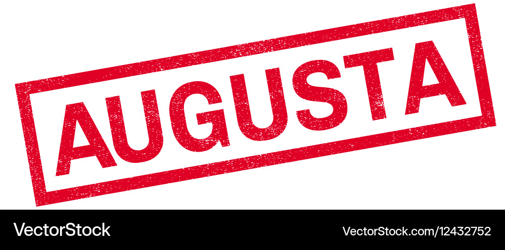 Augusta rubber stamp Royalty Free Vector Image