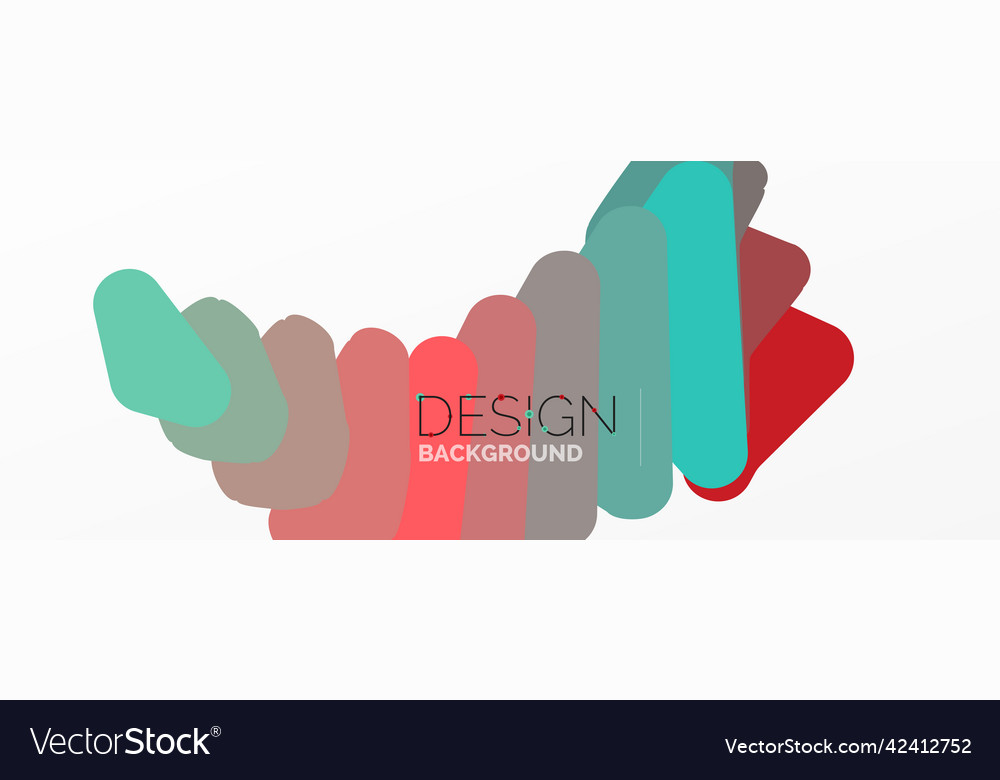 Background creative geometric shapes composition Vector Image