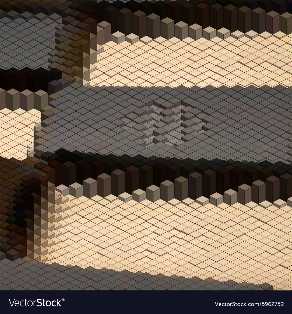 Isometric graph Royalty Free Vector Image - VectorStock