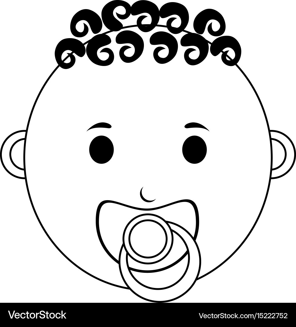 Male baby icon image Royalty Free Vector Image